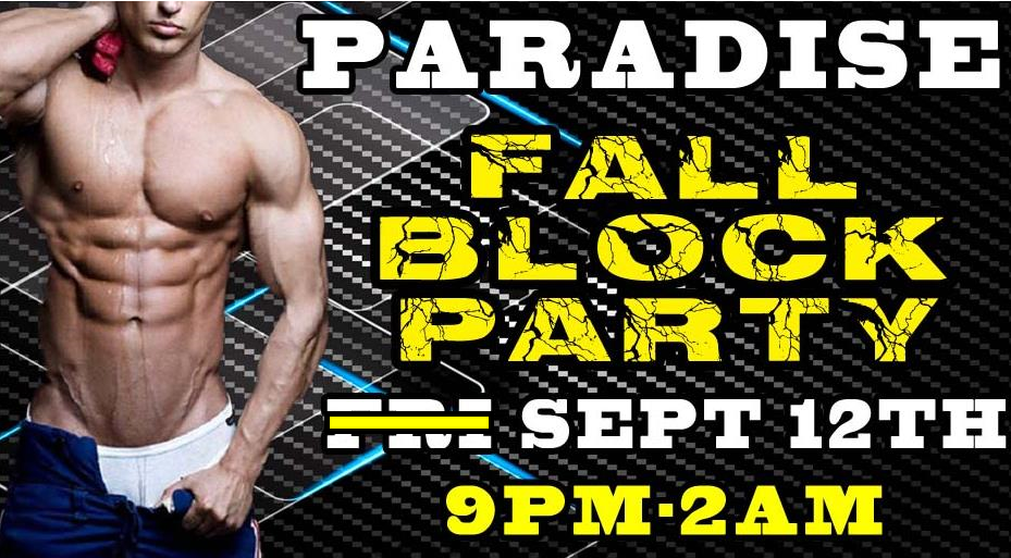 Paradise block party, Saturday, Sept. 12th | BosGuy