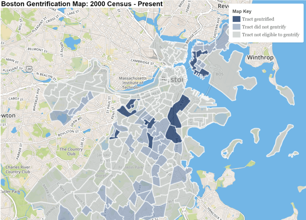 Governing Magazine quantifies gentrification in Boston’s neighborhoods ...