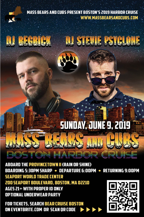 Mass bears and cubs Boston harbor cruise is this Sunday | BosGuy