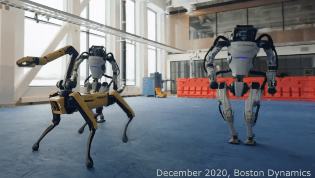 Boston Dynamics Robots shake their booty | BosGuy
